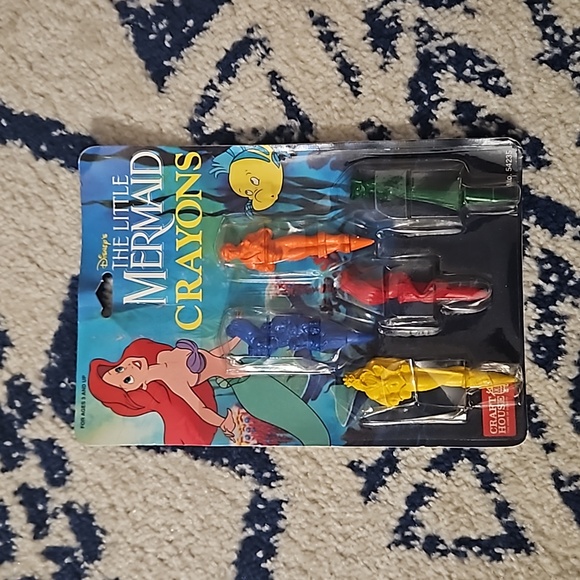 Disney | Office | Vintage Nib Disney Little Mermaid Crayons | Poshmark